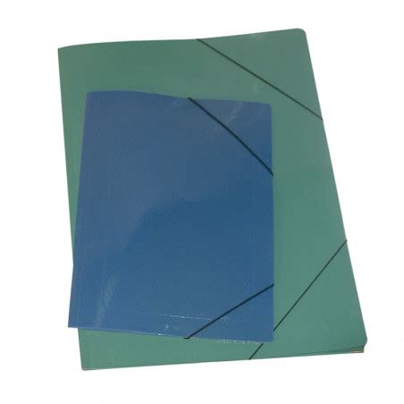 Carpeta Solapas Con El Stico Plastificada Oficio Color
