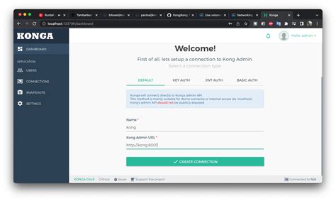 Install Kong API Gateway Konga GUI Di Docker Container TKJPedia