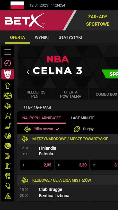 BetX Zakłady Bukmacherskie Logowanie w eBetX PL Bukmacher