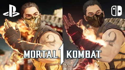 Mortal Kombat 1 Switch Vs PS5 Graphics Comparison YouTube