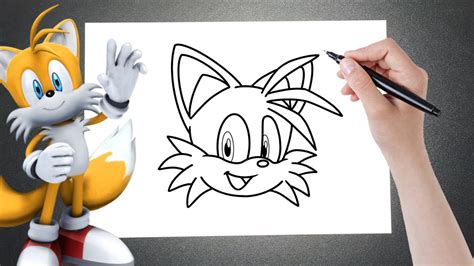 CÓMO DIBUJAR A TAILS DE SONIC LA PELICULA YouTube