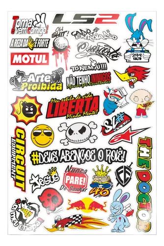 Adesivos Premium 244 Moto Gp Bike Tuning Capacete Cross 59d