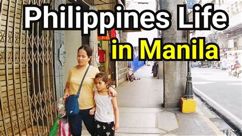 This Is Real Manila Philippines 🇵🇭 My Walking Tour Adventure Youtube