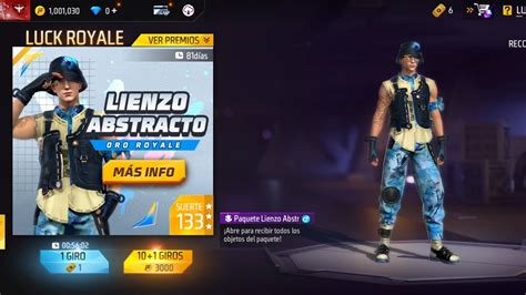 SACANDO La NUEVA Skin LUCK ROYALE De ORO En Free Fire Region Eeuu