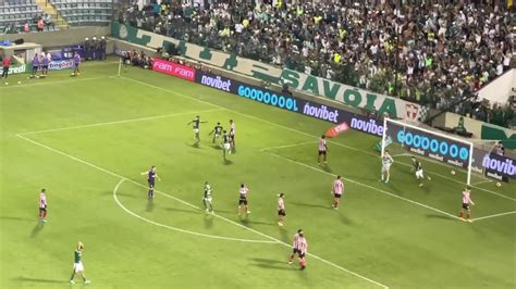 VÍDEO De cabeça Rony abre placar para Palmeiras contra Botafogo SP
