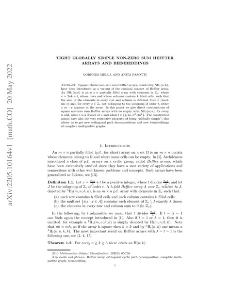 pdf tight globally simple non zero sum heffter arrays and biembeddings