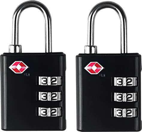 Newpop 2 pièces cadenas tsa valise avione cadenas à code à 3 chiffres