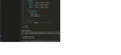 node js react parou de de funciona npm start não faz nada stack overflow em português