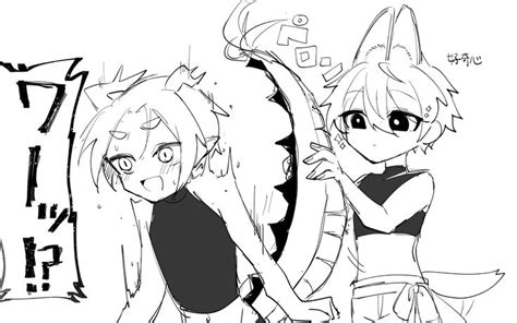 つば目 on Twitter 獣人 凪 目