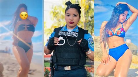 Expolicía hondueña sube la temperatura con tremenda figura posando en