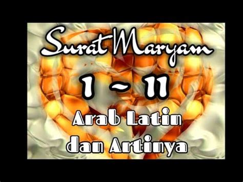 Detail Surat Maryam Ayat 1 Sampai 11 Koleksi Nomer 30