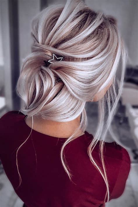 30 Bridesmaid Updos Elegant And Chic Hairstyles Wedding Forward