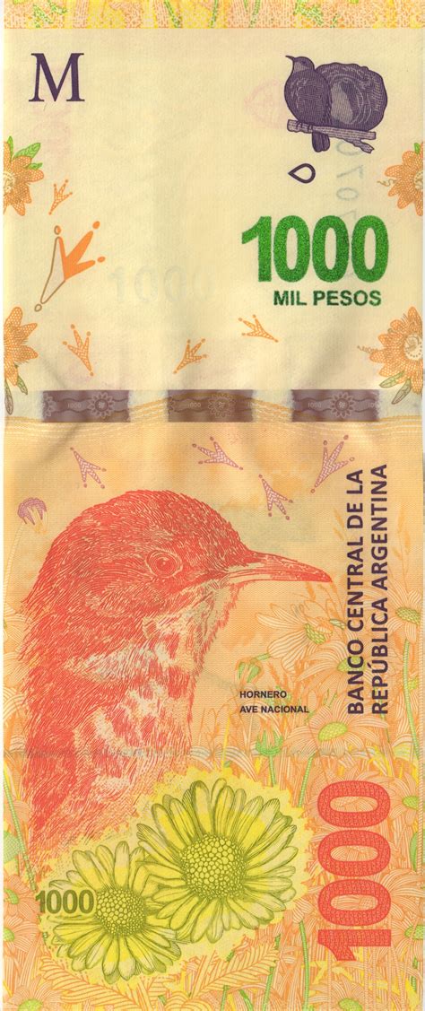 Argentinien Argentina P 366 1000 Pesos 2017 Serie R 1