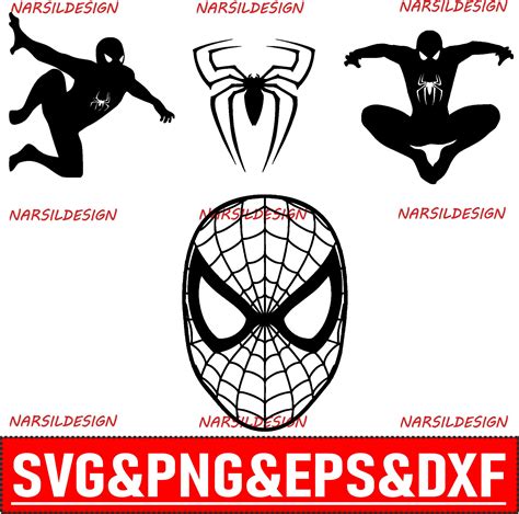 Spiderman SVG Spiderman Silhouette Spiderman Cricut Hero Svg Etsy