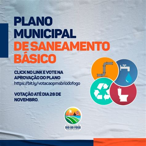 Prefeitura de Rio do Fogo Plano Municipal de Saneamento Básico