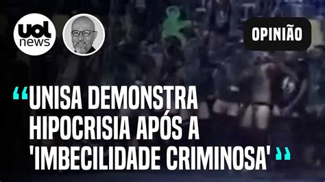 Caso Unisa Há dose de hipocrisia em decisão alunos de medicina