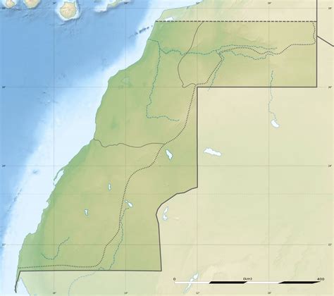 Large Relief Map Of Western Sahara Western Sahara Africa Mapsland