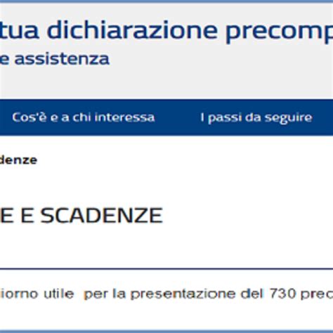 Precompilata Meno Di 20 Giorni Alla Scadenza Per Linvio Del Modello