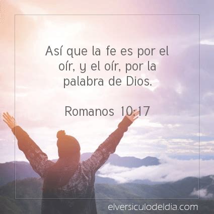 Imagen El Versiculo Del Dia Romanos 10 17