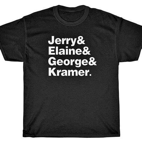 Seinfeld Names T Shirt NYC Jerry Elaine George Kramer Cosmo Costanza