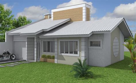 15 fachadas de casas térreas para você se inspirar Dicas para decorar