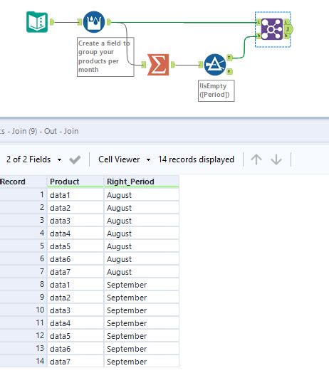 solved populate column based on value in another column alteryx community