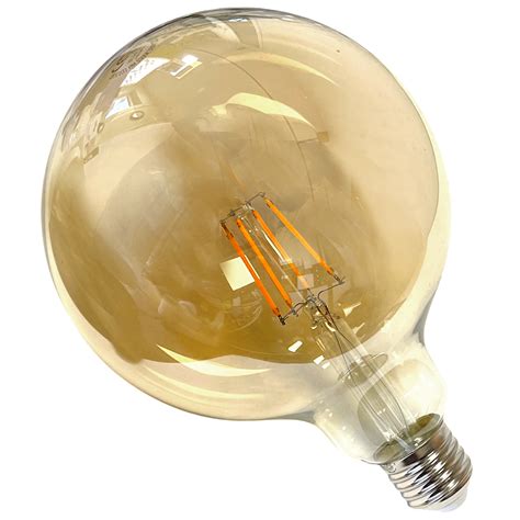 LED Birne E27 6W 550lm extrawarmweiß Filament gold kabika de
