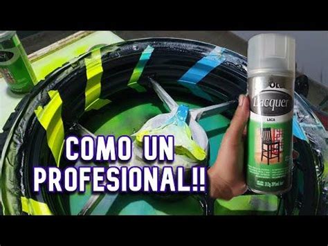 Como Pintar Los Rines De Moto Con Aerosol Youtube Como Pintar