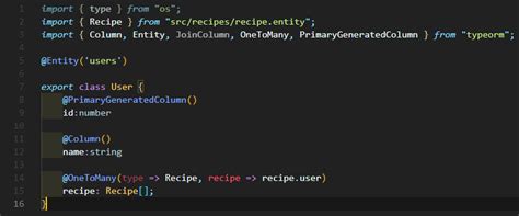 javascript unknown column erid in field list in typeorm stack overflow