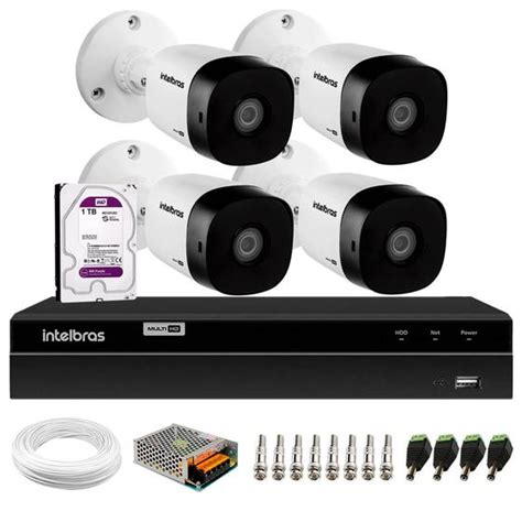 Kit C Meras Intelbras Vhd Bullet G Full Hd P C Mera De