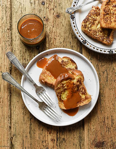 Brioche perdue caramel au beurre salé pour 4 personnes Recettes