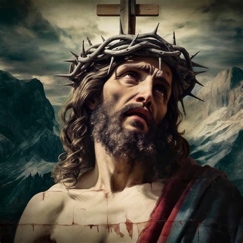 Premium AI Image The Sufferings Of Jesus Christ In The Crown Of
