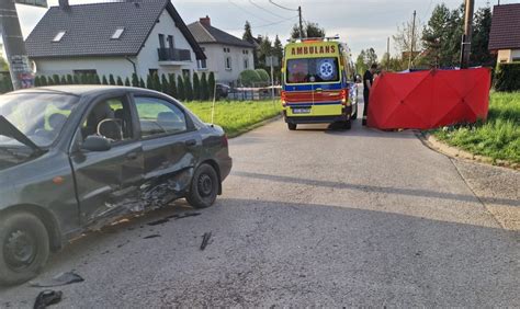 Kęty Śmiertelny wypadek drogowy Zginął motocyklista Radio Andrychów