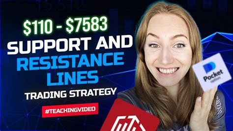 TUTORIAL HOW TO USE SUPPORT AND RESISTANCE LINES TRADING STRATEGY 110