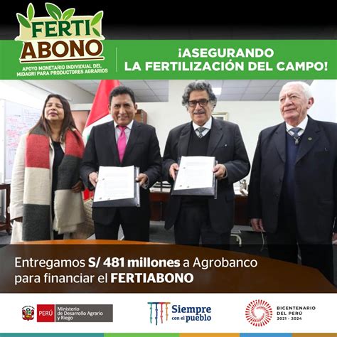 MIDAGRI PERÚ on Twitter TRABAJAMOS PARA ASEGURAR LA CAMPAÑA