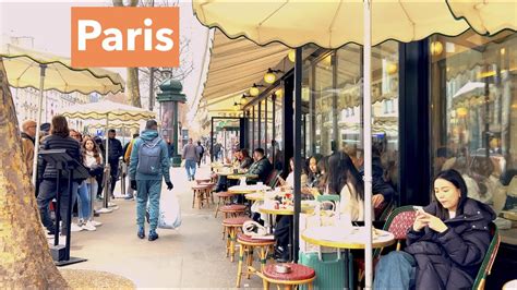 Paris France HDR Walking Tour Boulevard Saint Germain 4K HDR 60 Fps