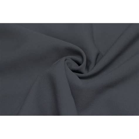 Tissu Burlington infroissable Uni Gris Foncé Au Mètre Cdiscount