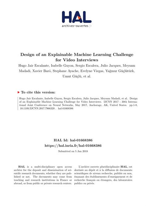 pdf design of an explainable machine learning … was developing explainable and interpretable