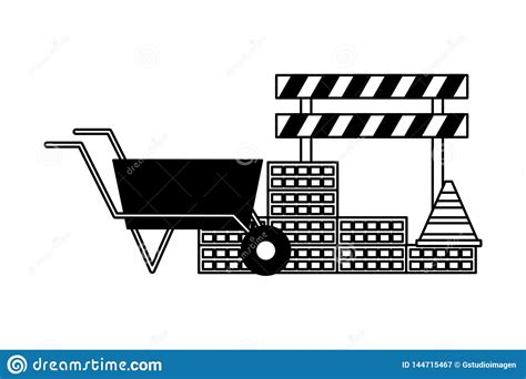 Ic Ne De Mat Riel De Construction Illustration De Vecteur