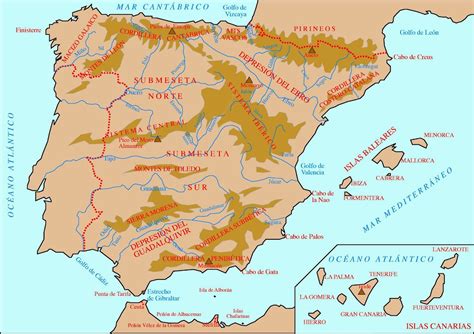 Blog de Sociales 1º ESO RELIEVE DE ESPAÑA