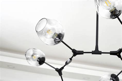 Lampa Sufitowa Nowoczesna Czarna 7 Ramienna App505 7C 71068 Sklep BRW