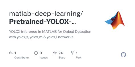 github matlab deep learning pretrained yolox network for object detection yolox inference in