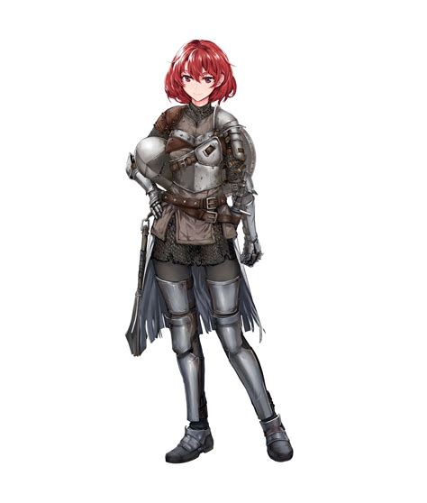 1girl Absurdres Armor Armoredboots Boots Chainmail Contrapposto Fullbody Graphitemedium