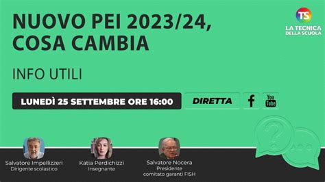 Nuovo PEI 2023 24 Cosa Cambia Tutte Le Info Utili YouTube