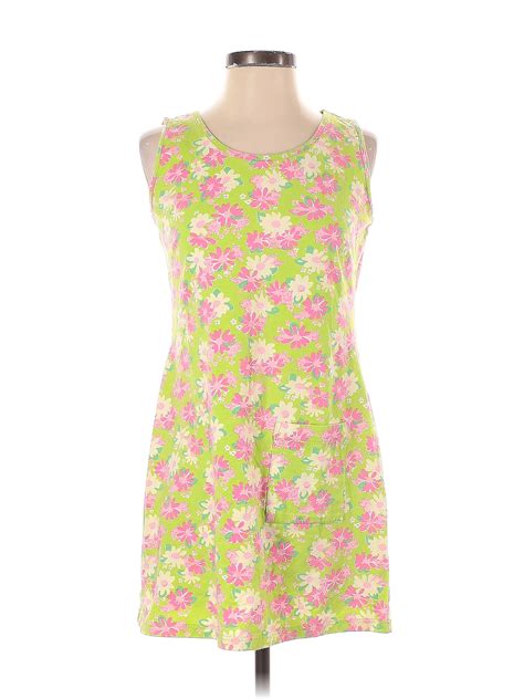 Lilly Pulitzer Floral Multi Color Pink Casual Dress Size S 70 Off