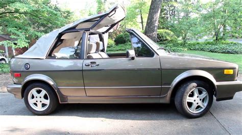 Introducing The 1989 Vw Cabriolet Retro Review 89 Volkswagen Cabriolet