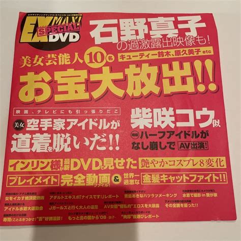 DVD EX MAX SPECIAL エキサイティング マックス スペシャル vol 6 特別付録 石野真子 インリン 青島あきな 花木衣世