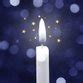 Kerstkaart Moeilijke Kerst Lichtpuntje Kaars Kaartje2go