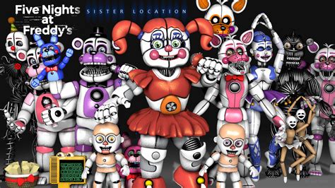 Five Nights At Freddy S Fnaf Sister Location 1920x1080 Wallpaper