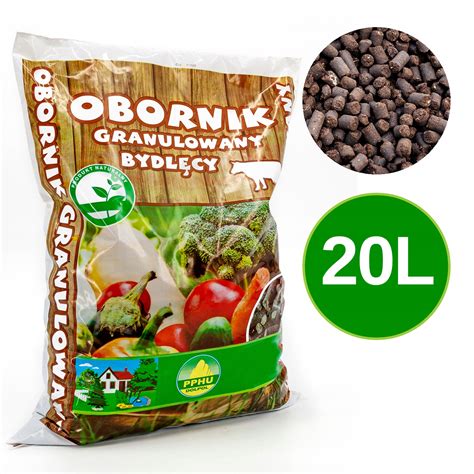 Obornik Nawóz Naturalny Granulowany Bydlęcy 20 L 13992603905 Allegro pl